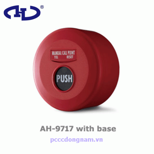 AH-9717 Nút Nhấn Khẩn Nắp Tròn Horing