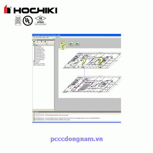 FIREscape graphical fire alarm software